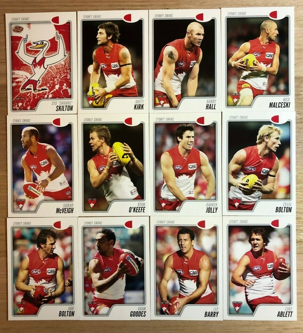 Herald Sun 2009 AFL Footy Cards - SYDNEY Team Set - Grab your team now ...