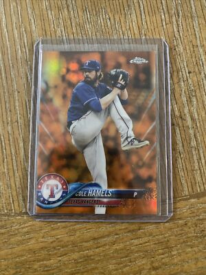 2018 Topps Chrome Cole Hamels Orange /25 | eBay