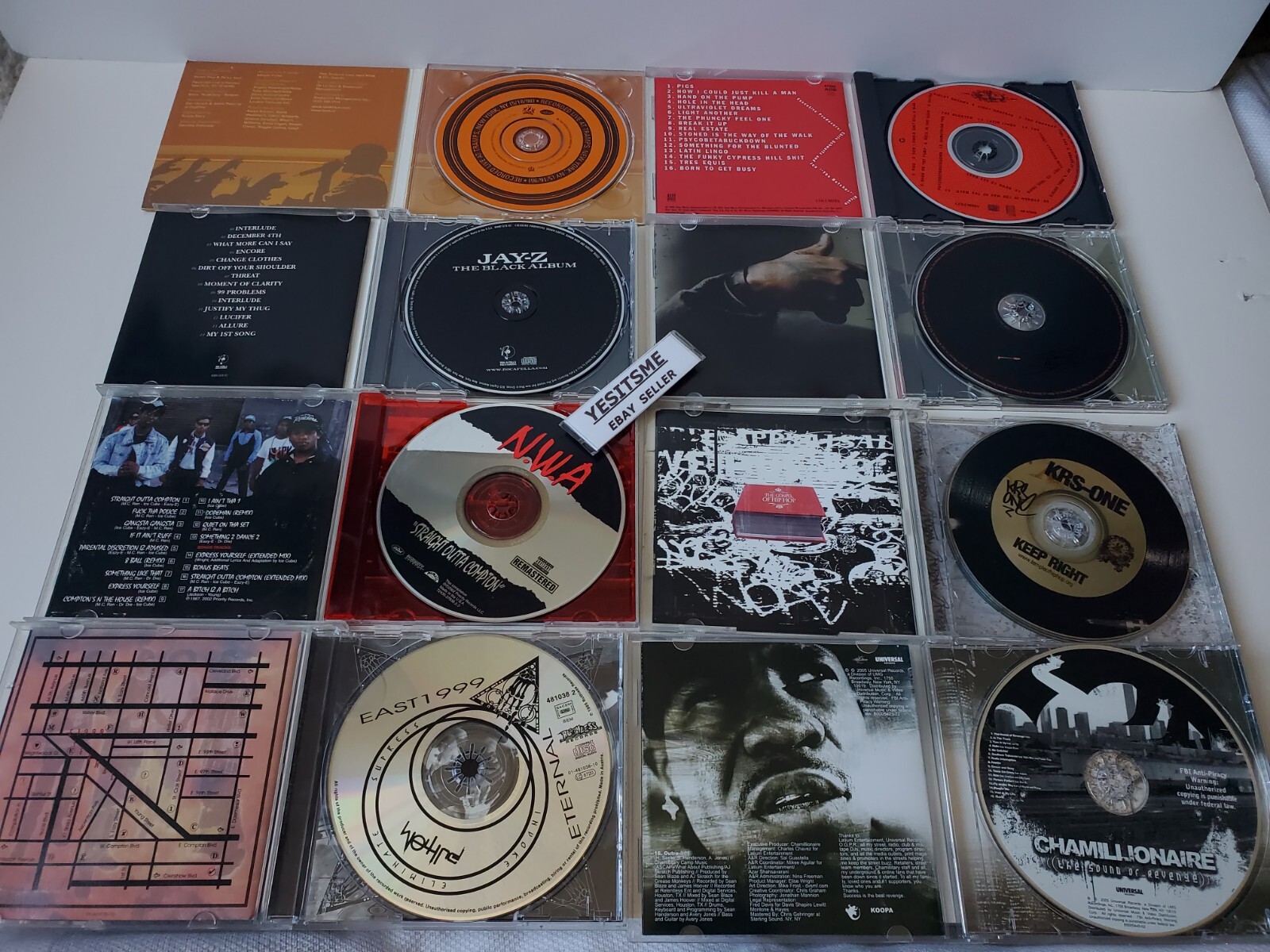 Lot of 25 Hip Hop Rap CDs: NWA, Wu-Tang Clan, NAS, Public Enemy (READ ...