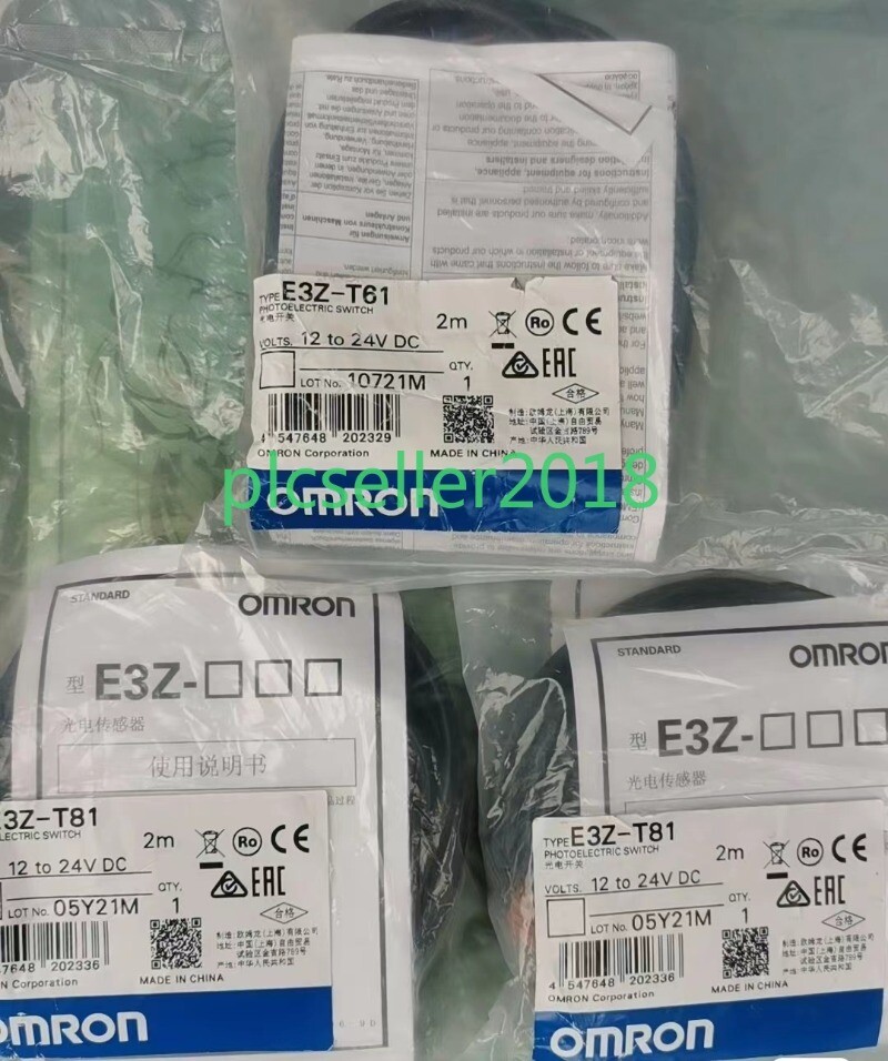 Omron E3z-T81 Photoelectric Sensor,Rectangle,Thru-Beam | eBay