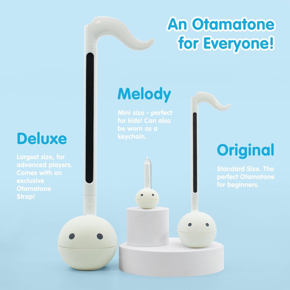 Otamatone - white - synthesizer musical notes shaped - Japan exclusive ...