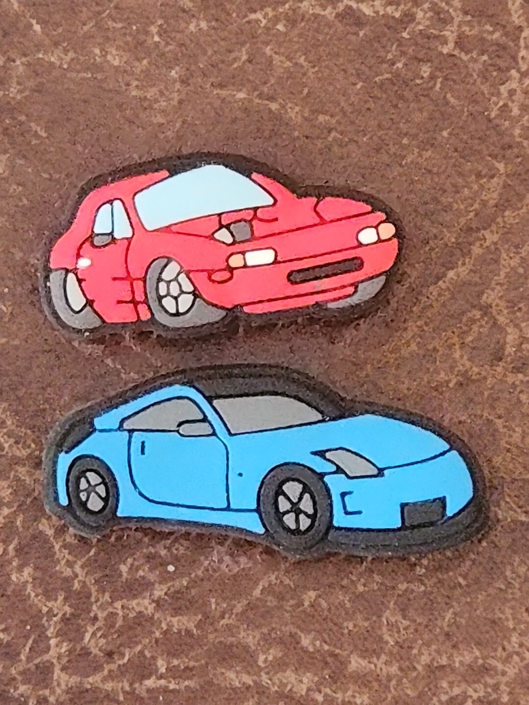 Set Of 2 JDM Racing Cars Jibbitz Charms For Crocs Blue Red | eBay