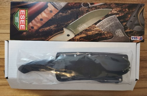 ESEE CM6 Combat Survival Knife 1095 Carbon Steel Black G10 Handle Kydex ...