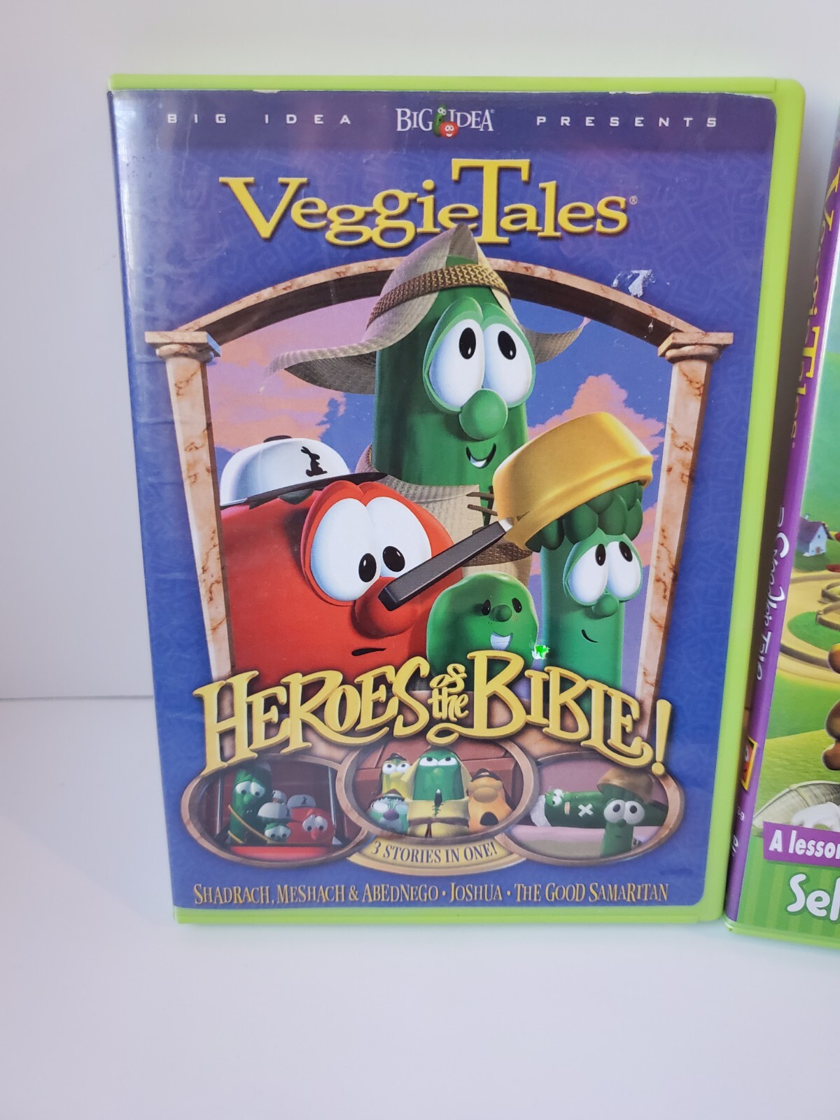 Veggie Tales Lot Of 2 Dvds Snoodles Tale And Heroes Of The Bible | eBay