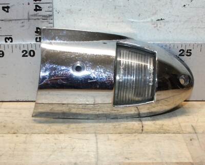 1958-1960 OEM Corvette License Plate Light Lamp LH Housing And Lens ...
