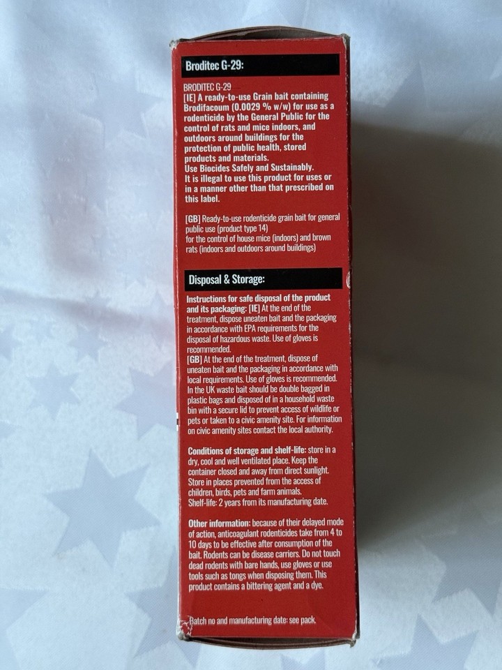 Pest Stop Rapid Kill Rat Mouse Killer Grain Bait 6x25g | eBay UK