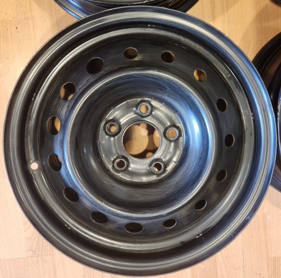 SET OF (4) 16" NISSAN ALTIMA FACTORY OEM BLACK STEEL WHEELS RIMS 16x7 ...