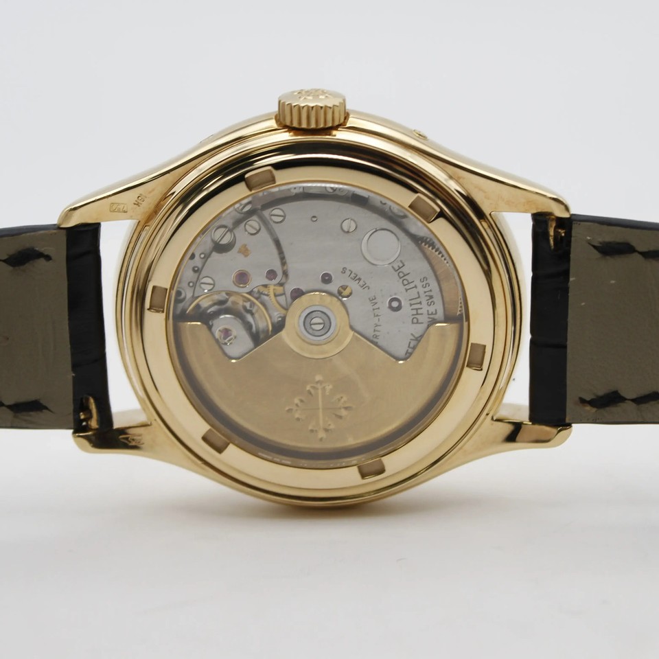 Patek Philippe Men's 18k Yellow Gold Annual Calendar Roman Watch 5035J ...