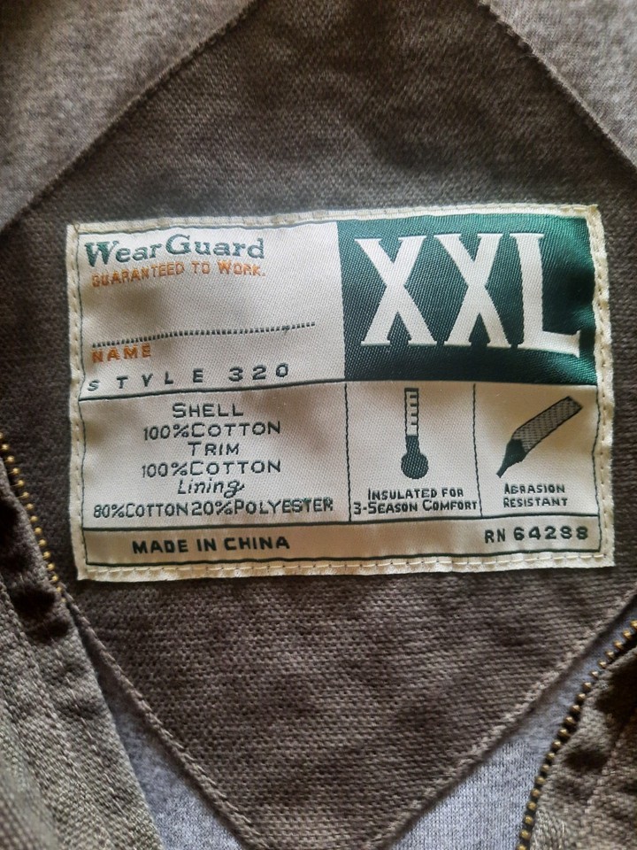 NWOT - Wearguard Bomber Jacket - Brown- Size 2XL | eBay