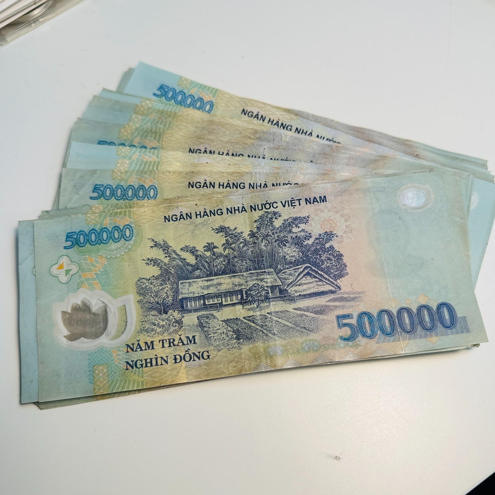 1,000,000 Vietnamese Dong (2 X 500k VND Polymer Notes) Real Vietnam ...