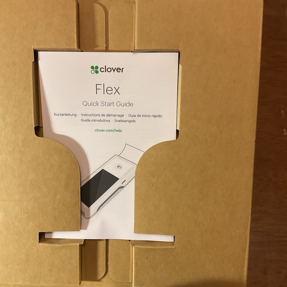 Clover Flex C403 (Wi-fi) Card Reader POS System + Clover K400 U Flex Cradle | eBay