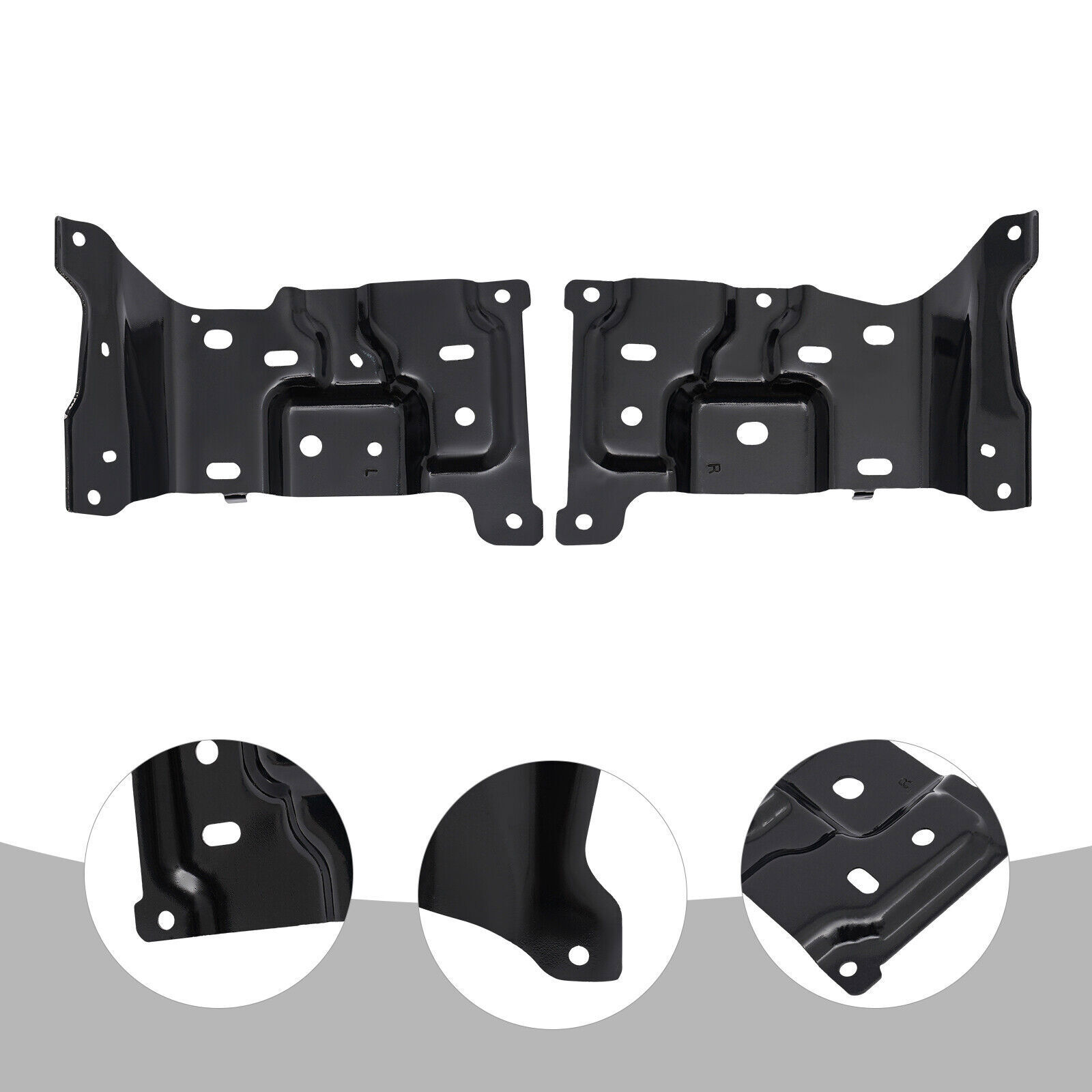 For 2018 2019 2020 FORD F-150 Front Bumper Plate Mounting 1 Pair OE ...