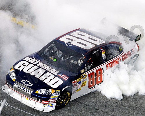DALE EARNHARDT JR BURNOUT VICTORY AUTO RACING 8X10 PHOTO | eBay