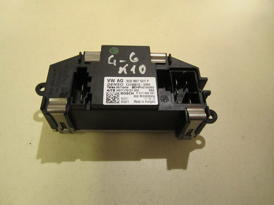 3C0907521F VW golf 6 2.0 TDI 2011.yBlower Resistor 3C0 907 521 F | eBay