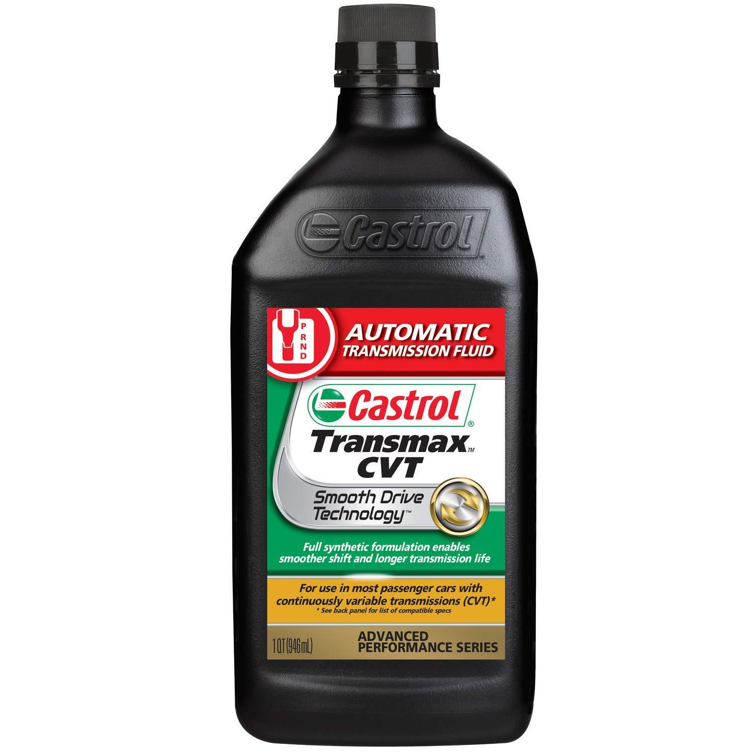 Castrol 06811 Transmax ATF Black CVT Transmission Fluid - 1 Quart (Pack ...