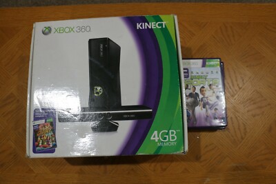 Used : XBox 360 Kinect 4GB Memory + 120 GB HDD + Total 5 Games + HDMI ...