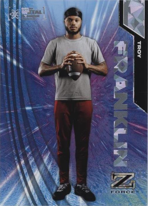 2024 Skybox Metal Universe Champions - Z-Force Troy Franklin #Z-16 Rave ...