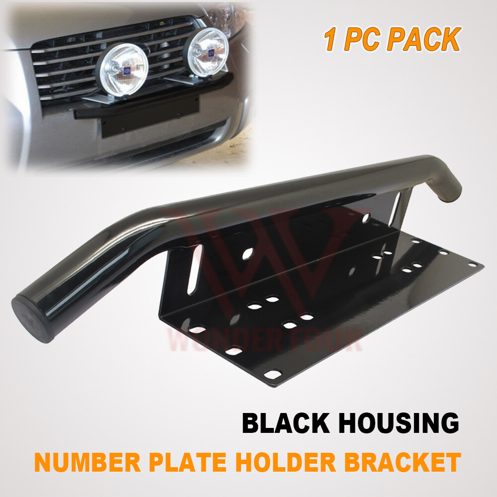 NUMBER PLATE HOLDER MOUNTING BRACKET BULLBAR FRAME HID LED DRIVING ...