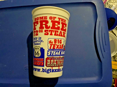 The Big Texan Steak Ranch Plastic Drinking Cup Route 66 Home 72 oz ...