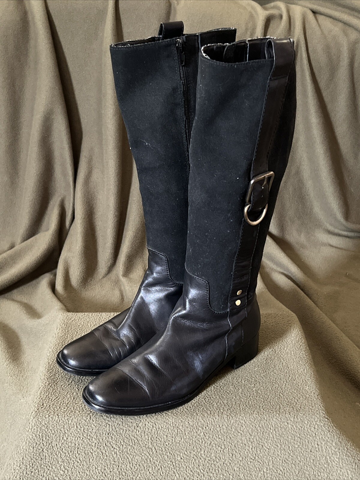 Lands End Women’s Tall Black Riding Boot ⚫️👢Size 7.5👢⚫️ | eBay