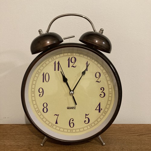 Quartz alarm clock 12” Tall 9” In Diameter | eBay