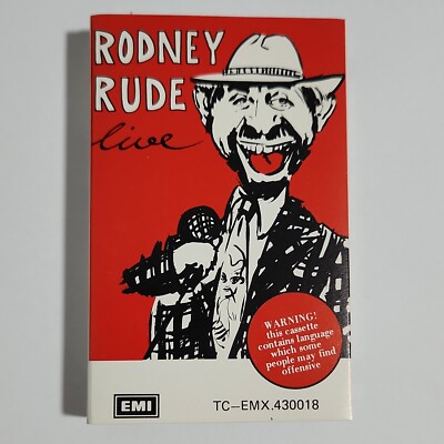 RODNEY RUDE - 'Rodney Rude Live' Cassette Tape Album 1984 AUST ...