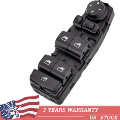 Front Left Power Window Switch For BMW 528I 535I 550I 640I X3 M5 M6 ...