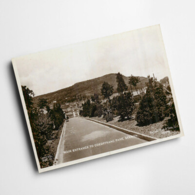 A4 PRINT - Vintage Wales - Main Entrance to Coedffranc Park, Skewen ...