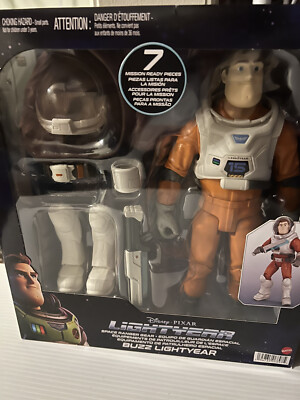 Disney Pixar Lightyear 2022 Space Ranger Gear Buzz Lightyear Figure ...
