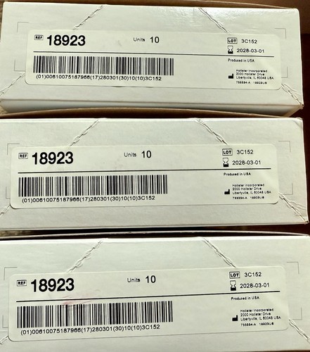 LOT of 30: 3 Boxes Of 10 Hollister 18923 2 Pc 2 1/4” Urostomy Pouch Exp ...