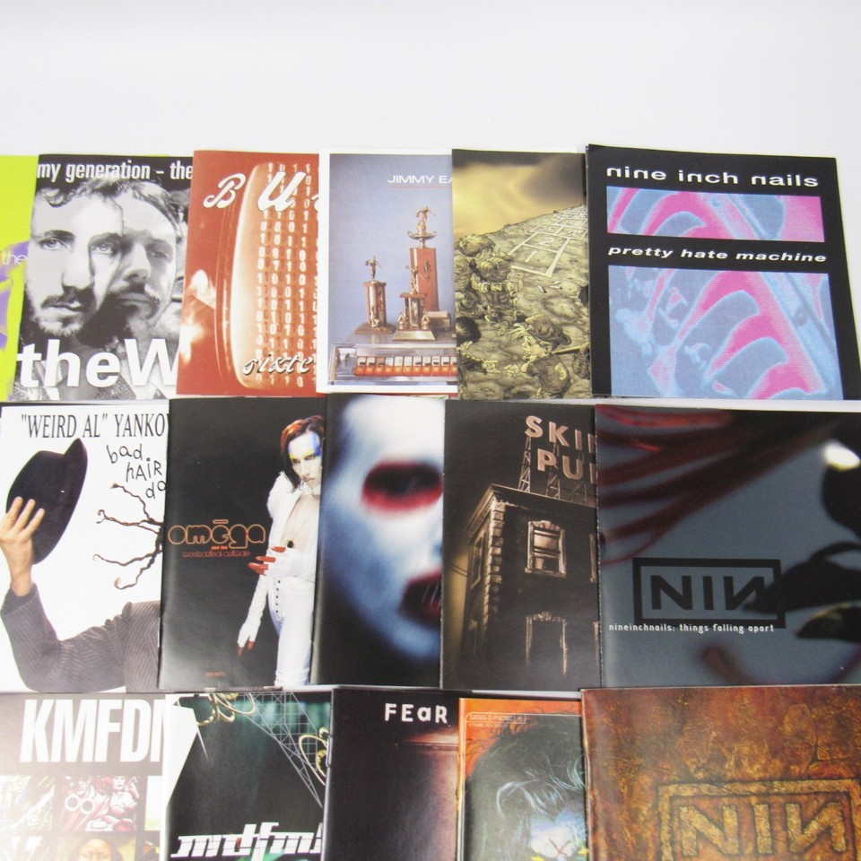Lot of 58 Music CD Artwork Inserts Booklets METAL RAP ROCK No Discs | eBay