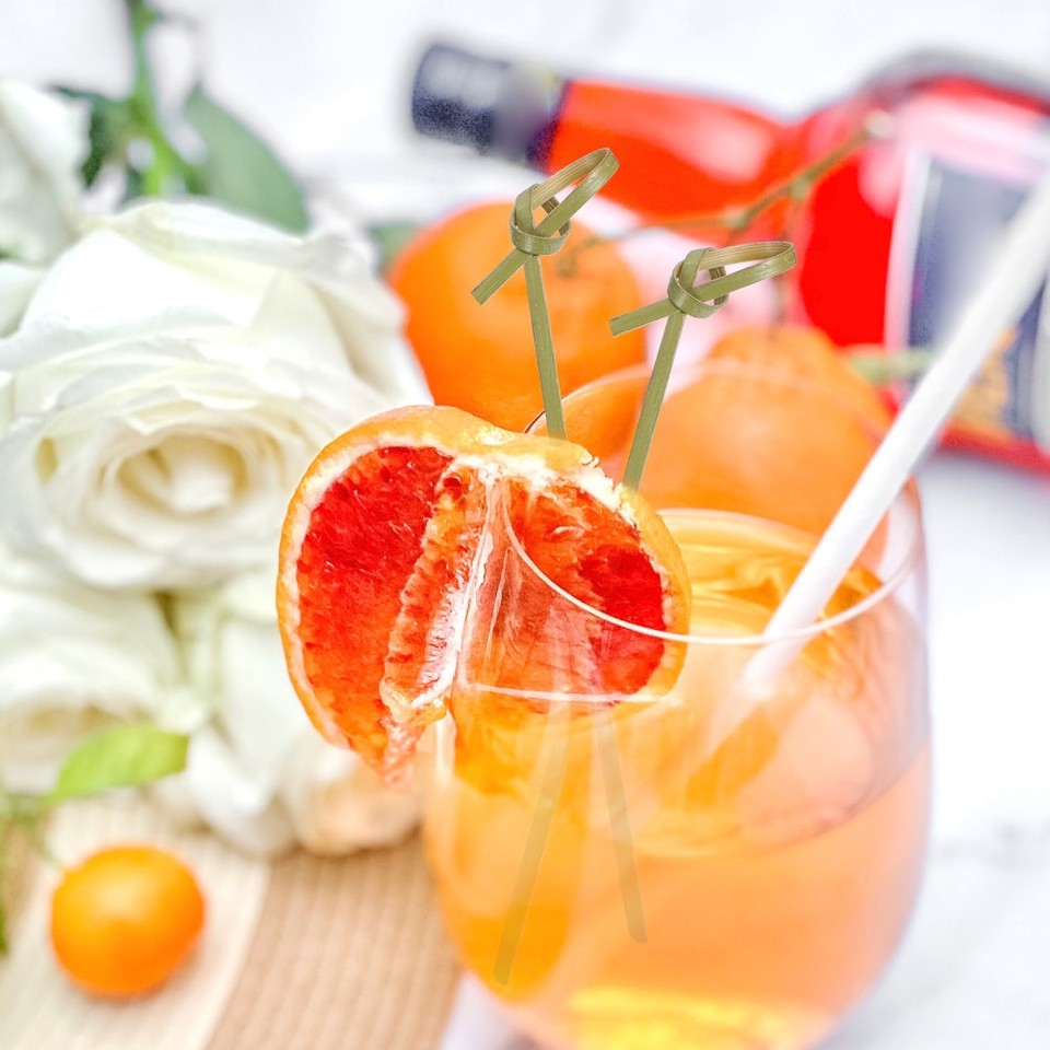 100 Pcs Bamboo Cocktail Sticks Knotted Skewers Food Picks Cocktail ...