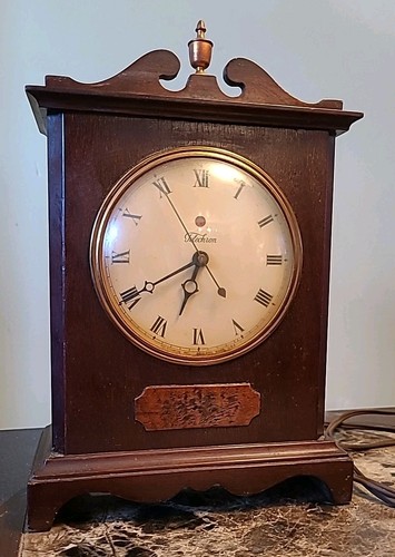 Warren Telechron Mahogany Desk Clock Model 4H99 Not Running | eBay