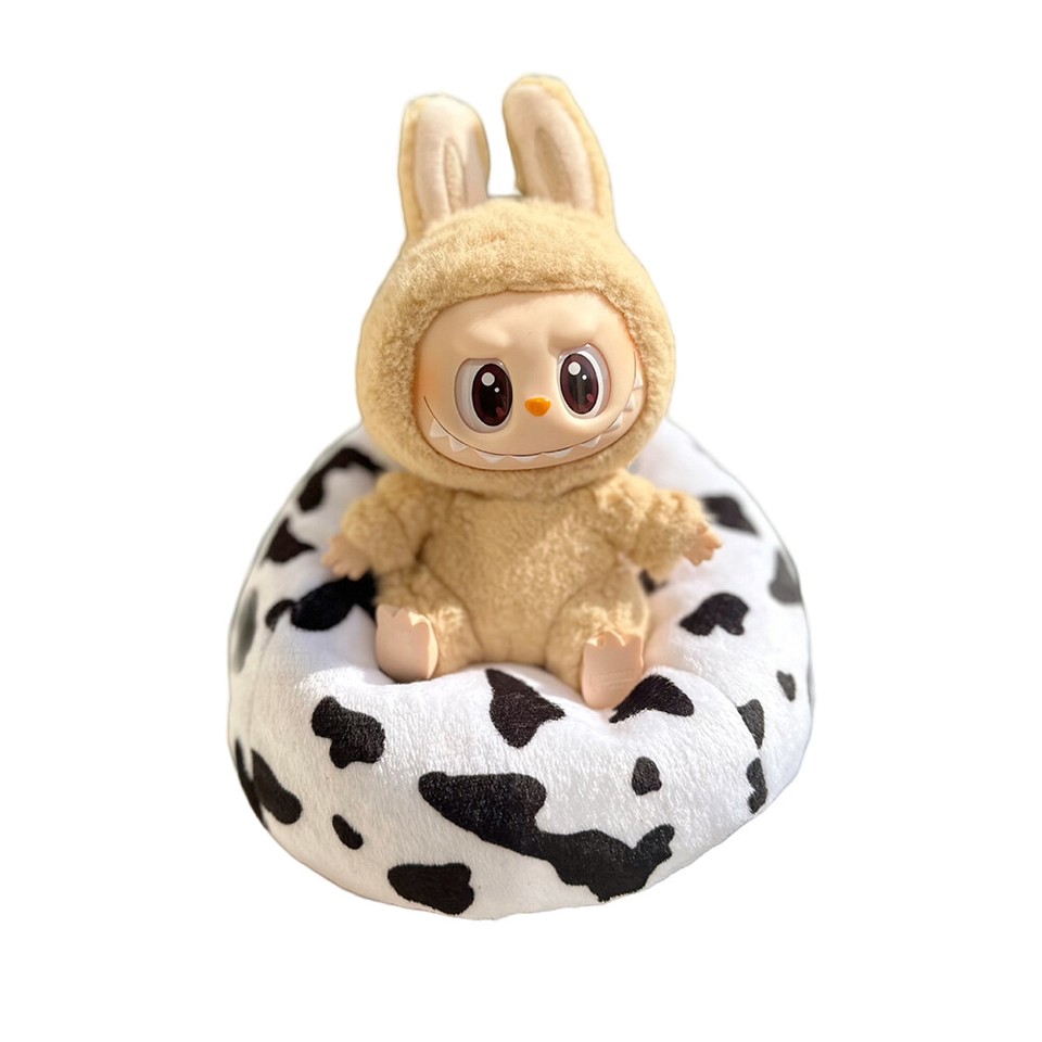 AU For Labubu Miniature Sofa with Pillow Furniture Doll Sofa Doll ...