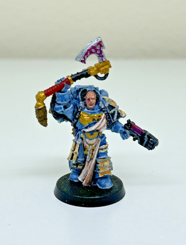 Warhammer 40k Space Marine Space Wolves Rune Priest Painted Metal Games ...