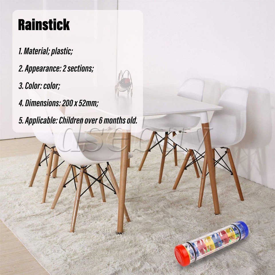 Mini Rainstick Milticolor Rhythm Shaker Rattle Tube Plastic Musical ...