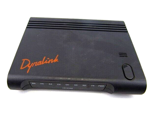 DYNALINK 1414VQE DIAL-UP MODEM DATA FAX SERIAL PORT INTERFACE Vintage ...