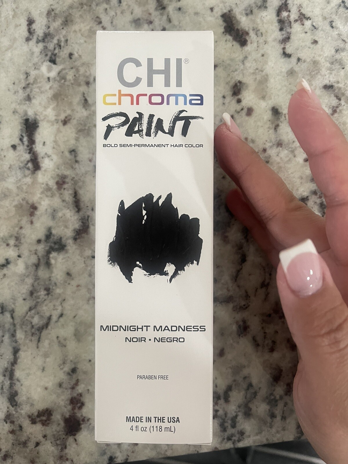 Chi Chroma Paint Bold Semi-Permanent Hair Color (4 oz) - Midnight ...
