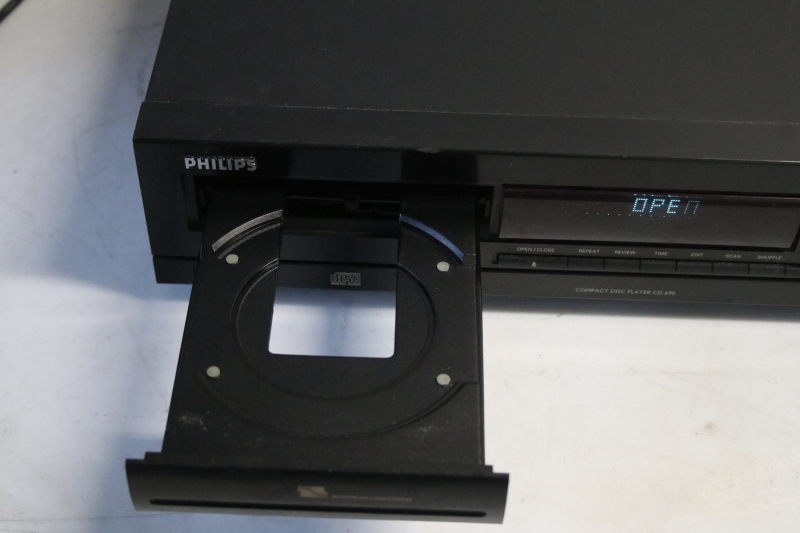 En panne, HS, ne lit pas : Platine laser CD Hifi vintage PHILIPS CD690 ...