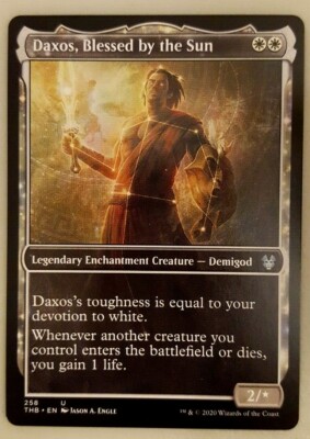1x Daxos, Blessed by the Sun SHOWCASE Theros Beyond Death Magic The ...