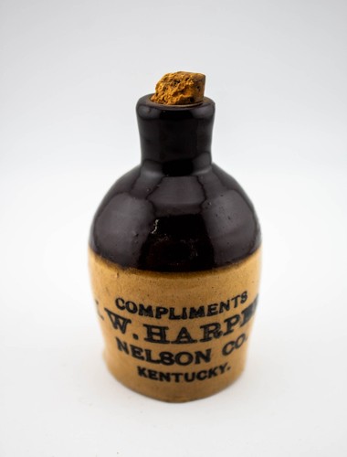 1800S MINIATURE KENTUCKY HARPERS WHISKEY STONEWARE JUG #2 rare | eBay