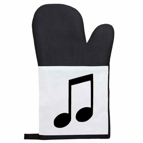 'Slanted Beamed Eighth Note' Oven Glove / Mitt (OG00052823) | eBay