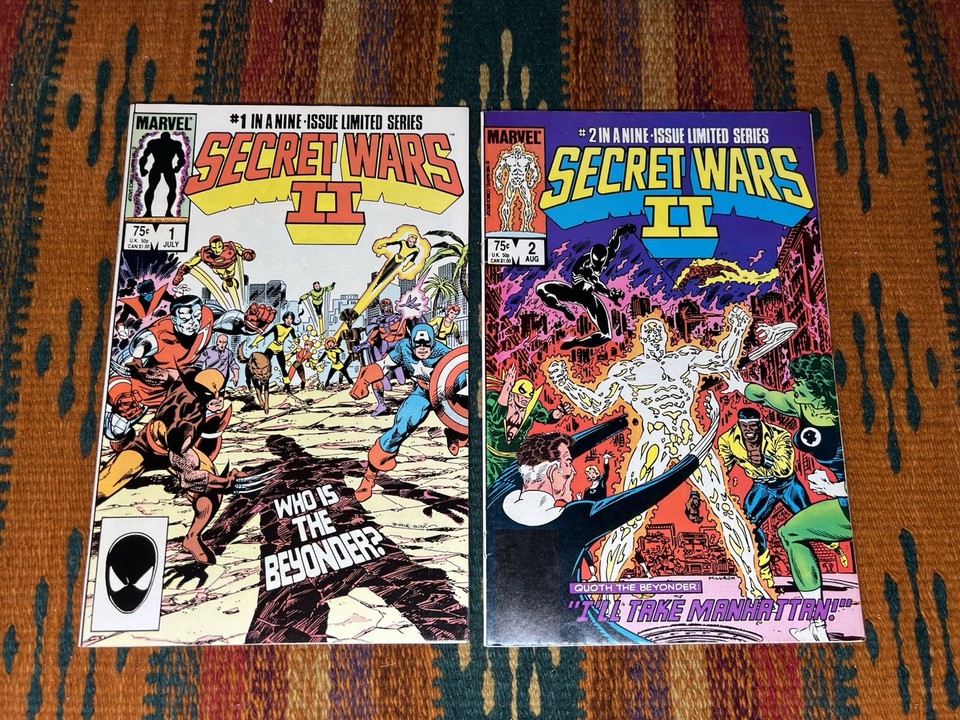 SECRET WARS II #1-9 FULL RUN LOT Beyonder Spider-Man Doom | eBay