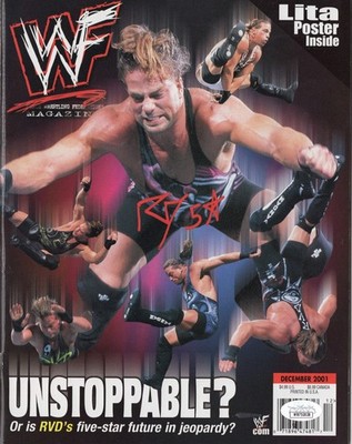 Rob Van Dam autographed signed inscribed magazine ECW WWE WWF JSA | eBay