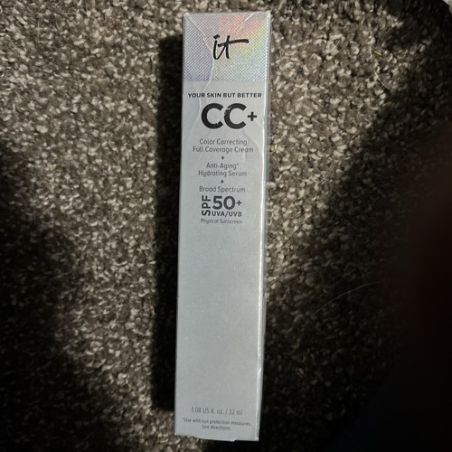 It Cosmetics CC Color Correcting Full Coverage Cream Serum Spf50 - NIB ...