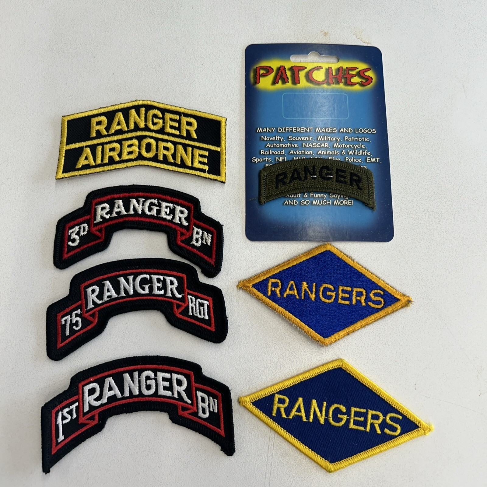 Lot of Ranger Patches Army 3rd 1st 75 Bn Airborne Rgt | eBay