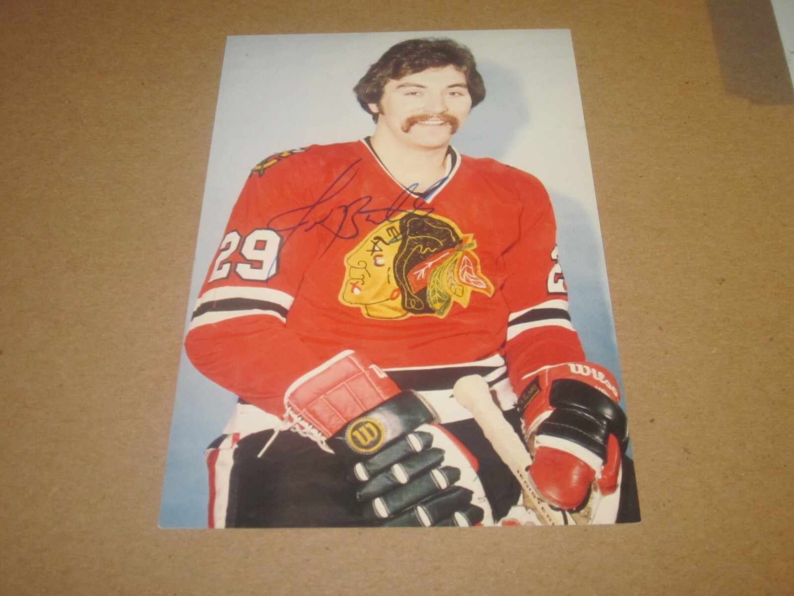 TED BULLEY SIGNED AUTOGRAPHED CHICAGO BLACK HAWKS POSTCARD # J1 | eBay