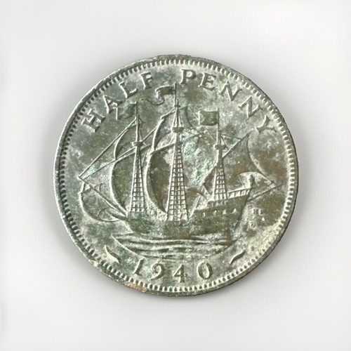 Great Britain 1940 - ½ Penny / Half Penny - King George VI With 'IND ...