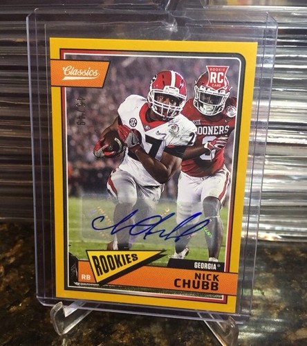 2018 Panini Classics - Rookies Significant Signatures Gold #216 Nick ...