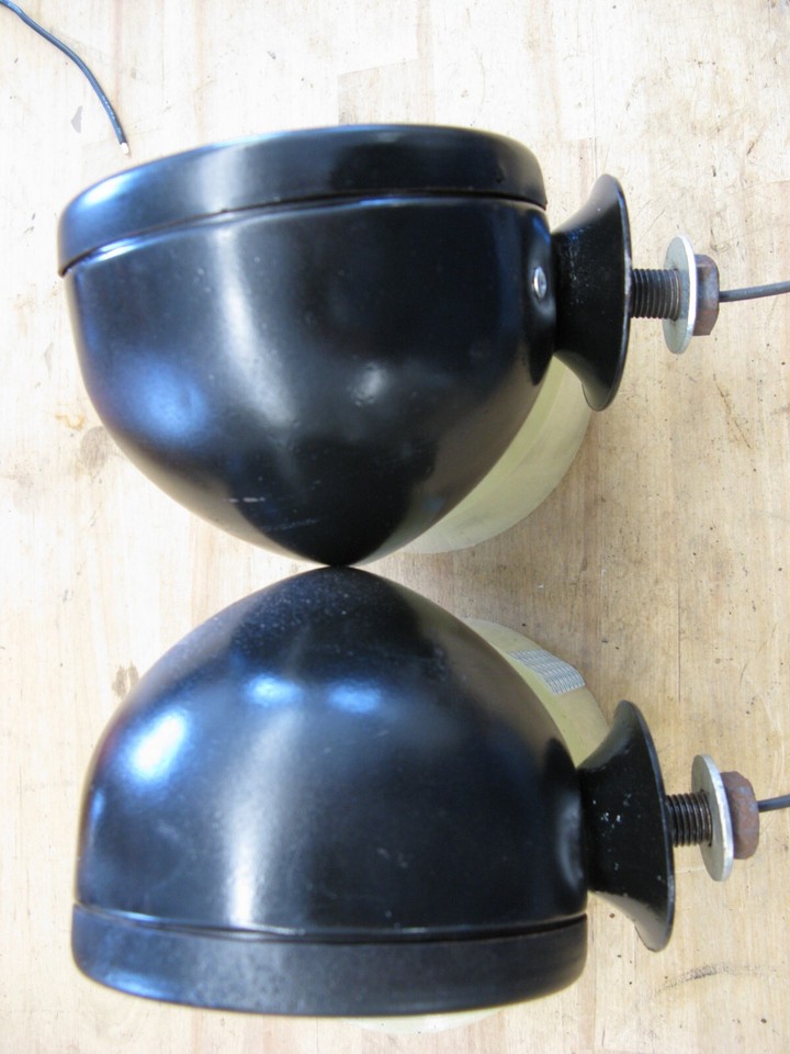 2 12V Vintage Yankee Turn Signal Lights | Black Housing | Right | Warm ...